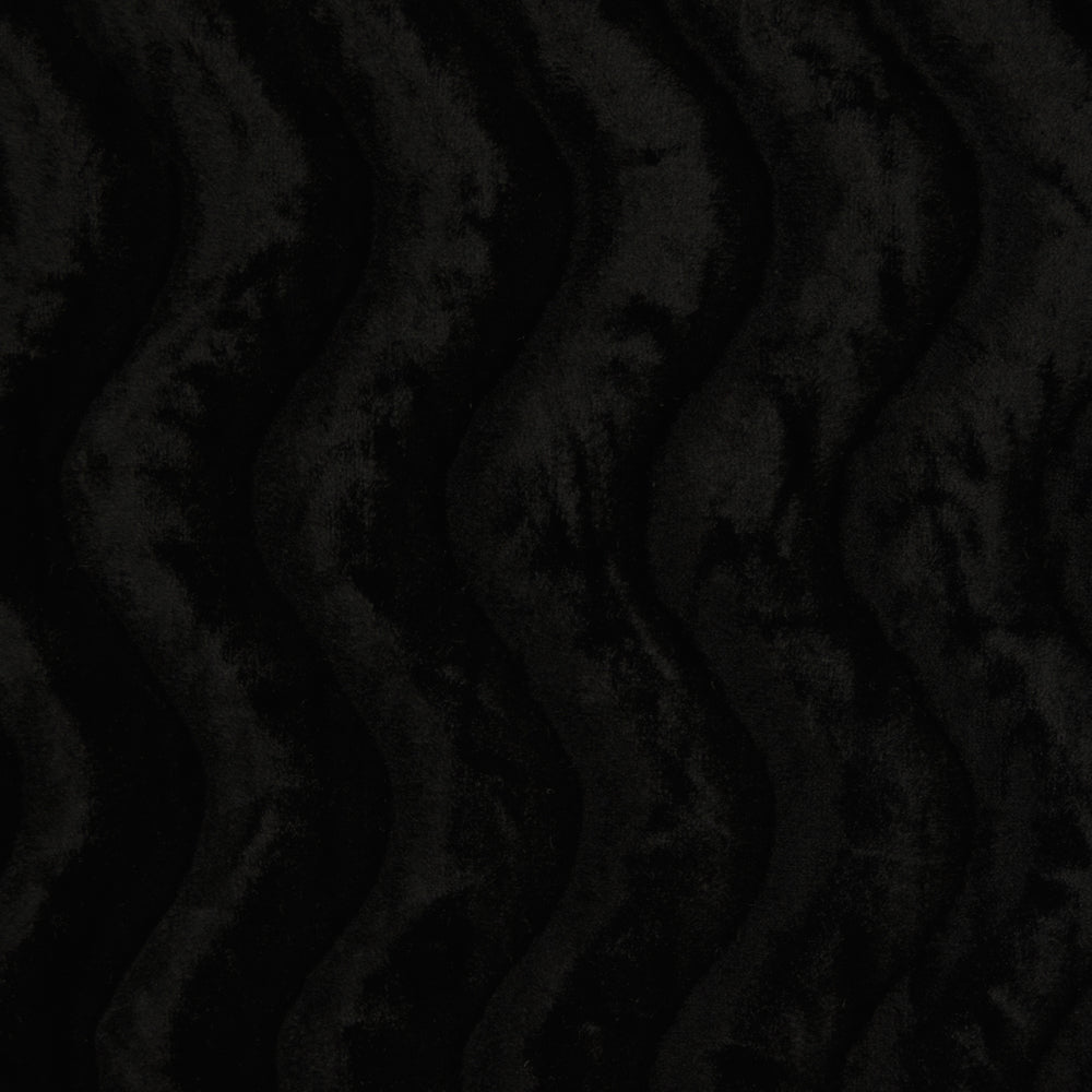 Savannah Black Curtain Fabric - Beautiful Windows Elgin